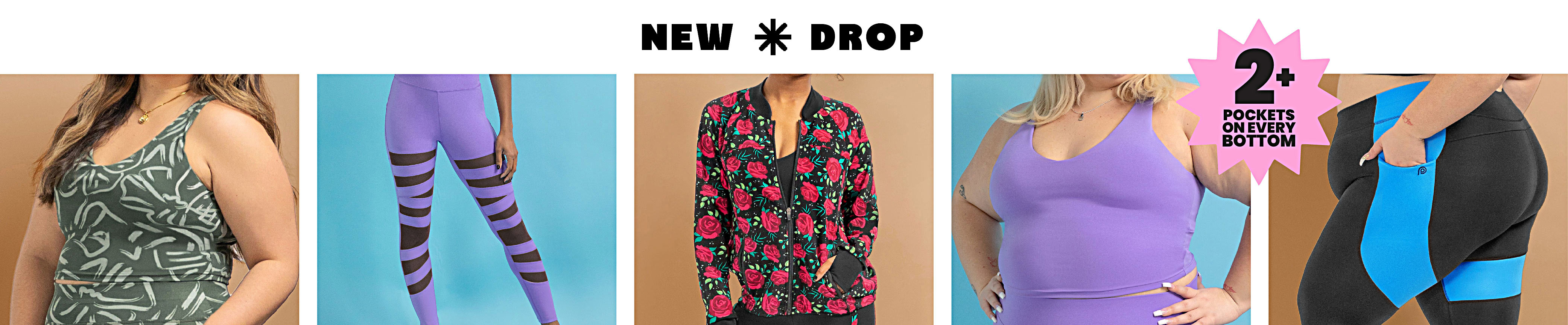 New Drop. Two or more pockets on every bottom.