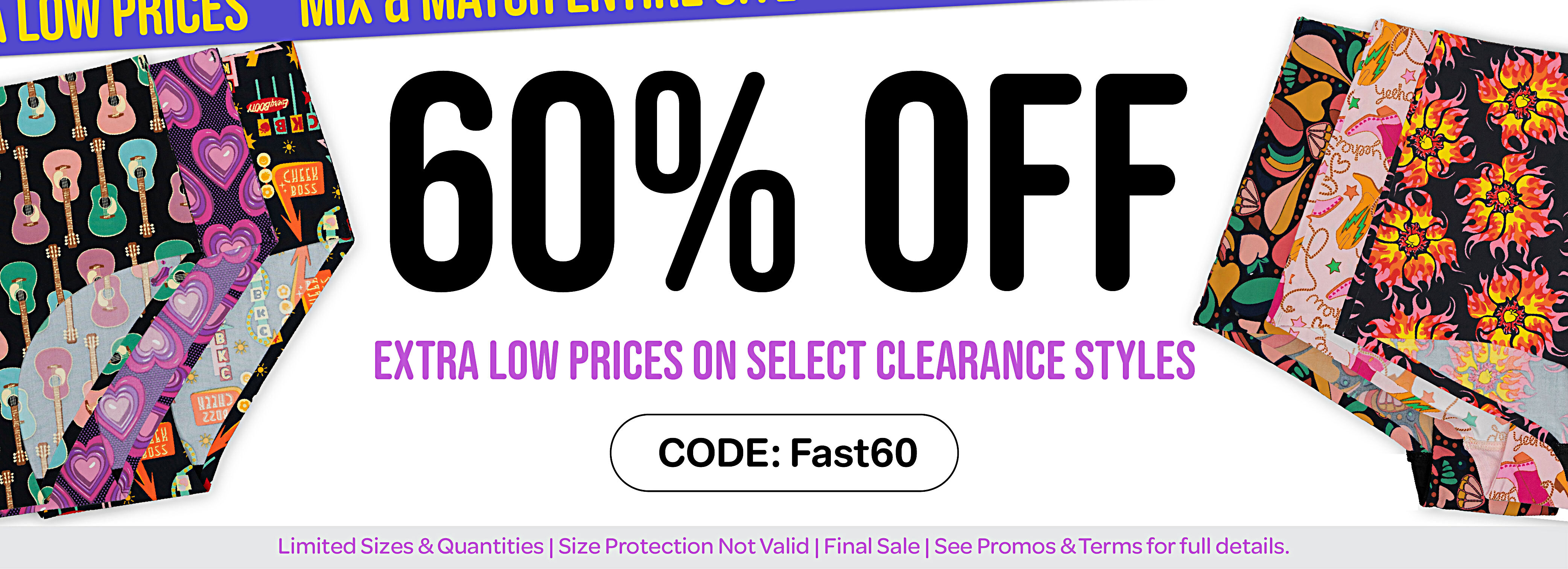 60% Off. Extra Low Prices on Select Clearance Styles. Code: Fast60 ...
