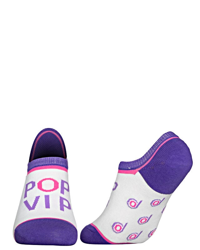 Socks White, Purple, Pink
