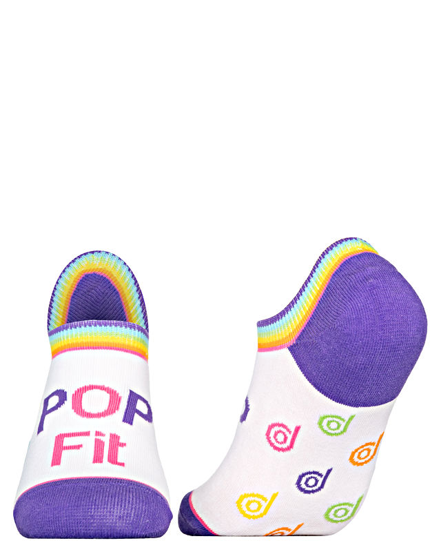 Socks Rainbow PF White