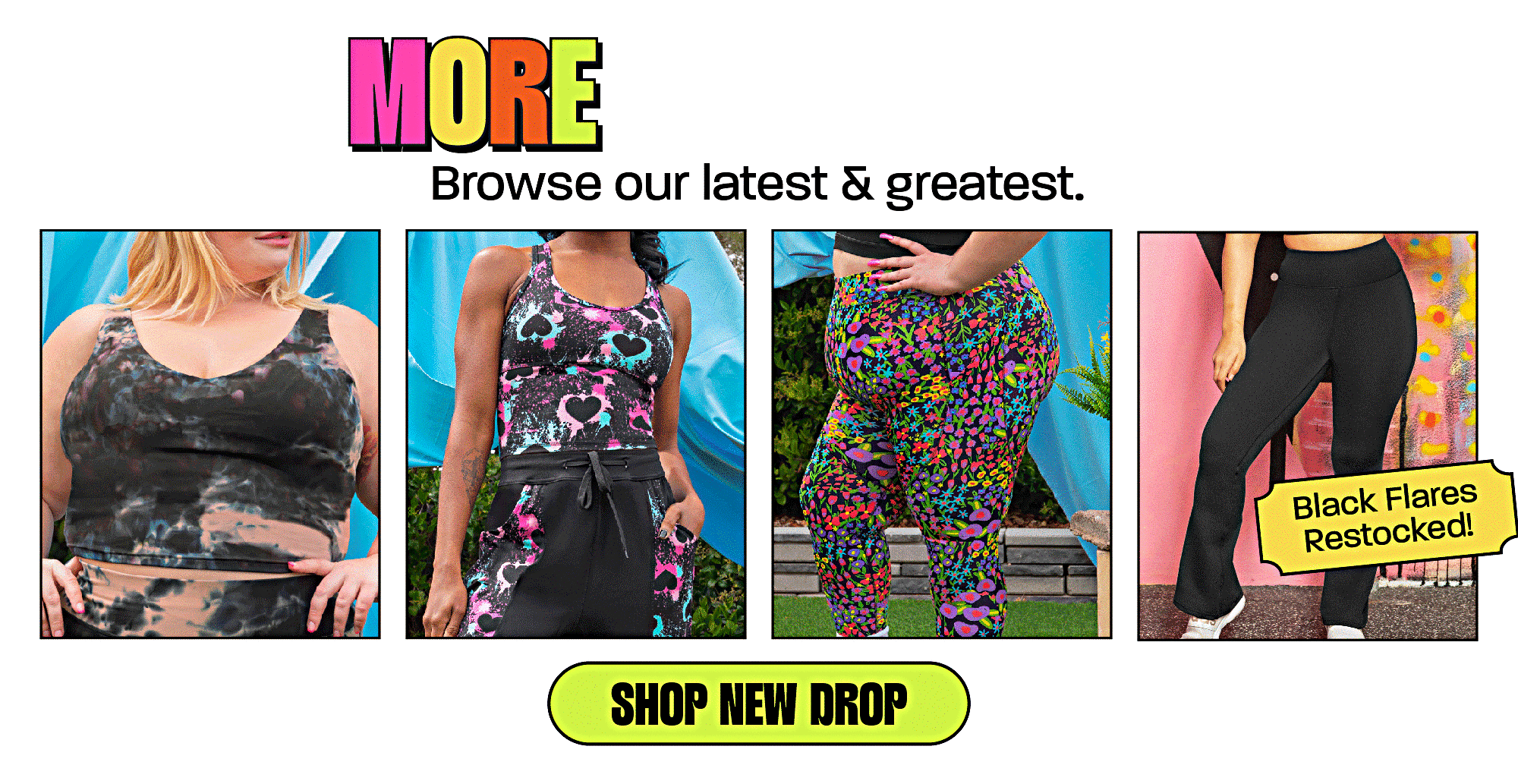 More new added. Browse our latest & greatest. Black flares restocked ...