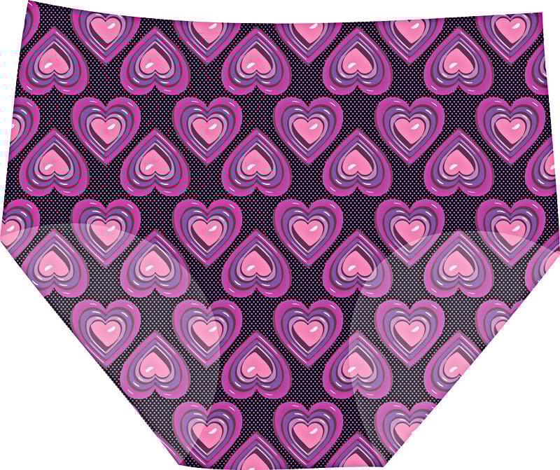 Brief Final Sale Puffy Hearts