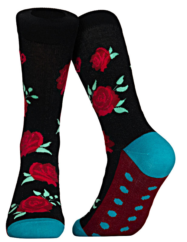 Crew Socks Pretty Roses