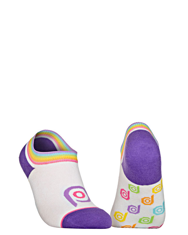 Socks White, Yellow, Purple